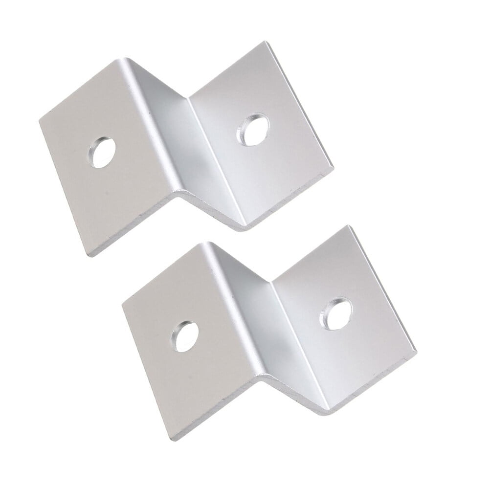 Worgeous 4Pc Solar Panel Roof Mounting Z-Bracket with Nuts and Bolts ...