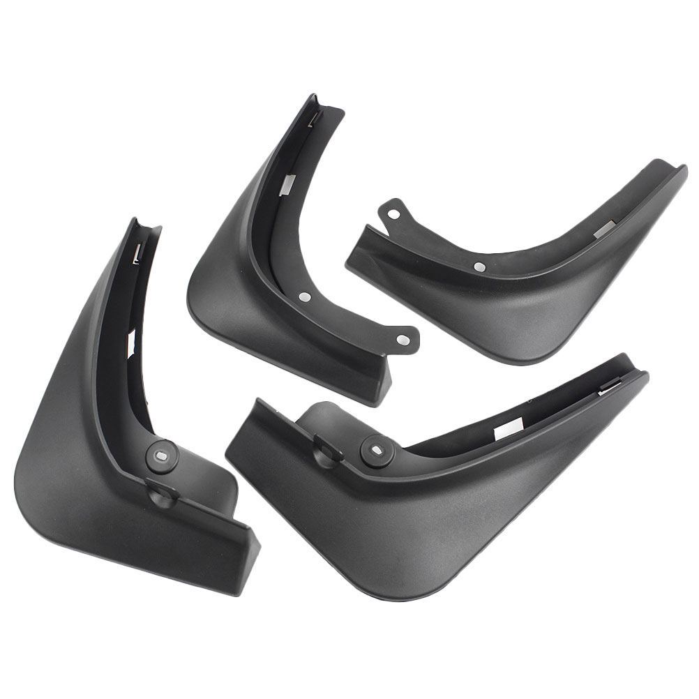 Worgeous 4Pcs Black PP PVC Car Wheel Splash Guards Protect from Mud ...
