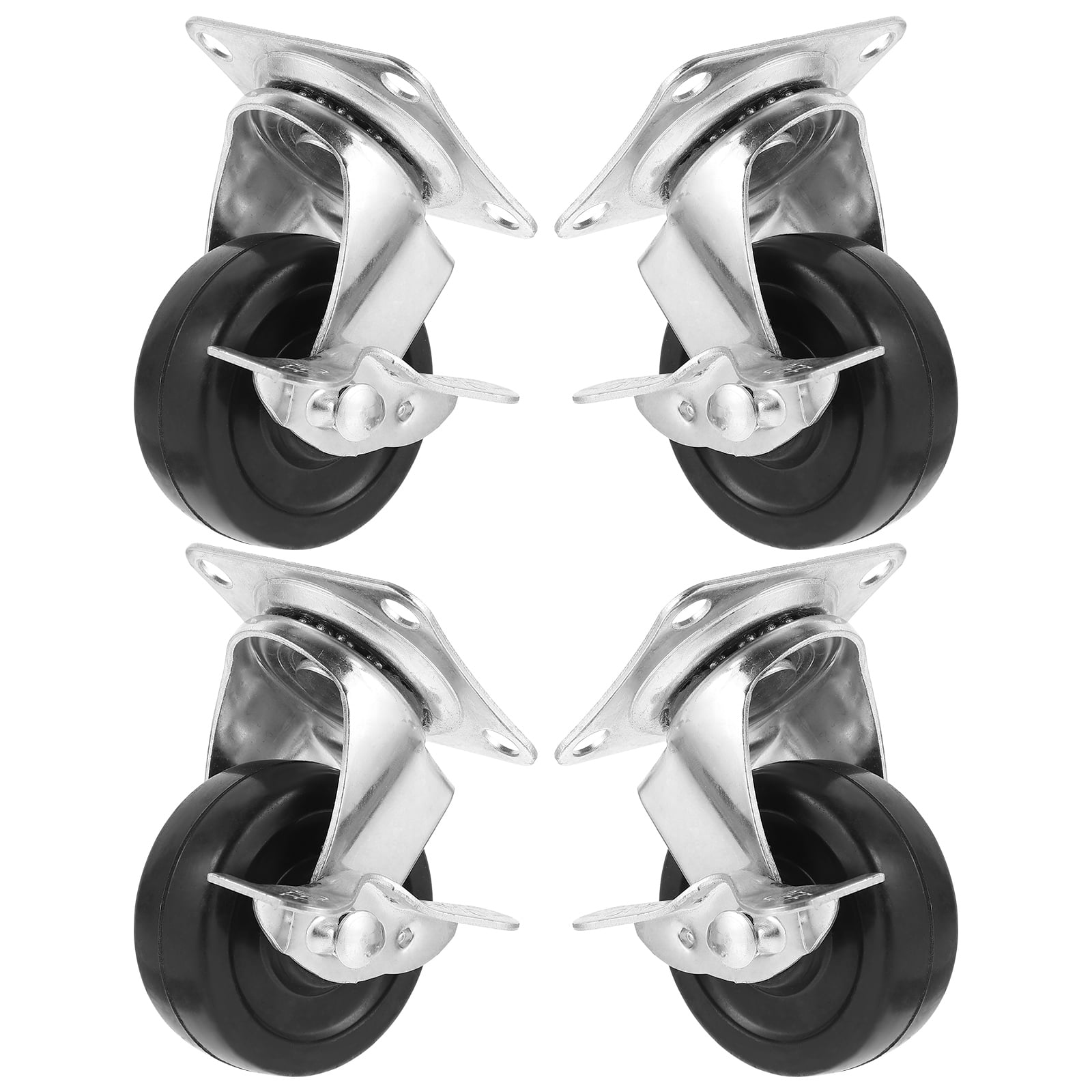 Worgeous 4Pcs Cart Grill Casters Replacement Laundry Rack Wheels Cart ...