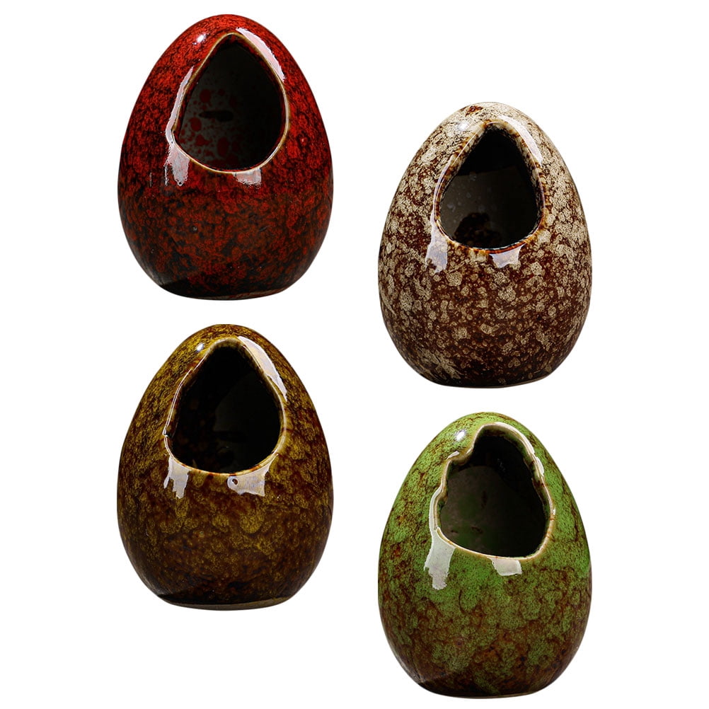 Worgeous 4Pcs Ceramic Dry Ice Cups Multi-function Dry Ice Containers ...