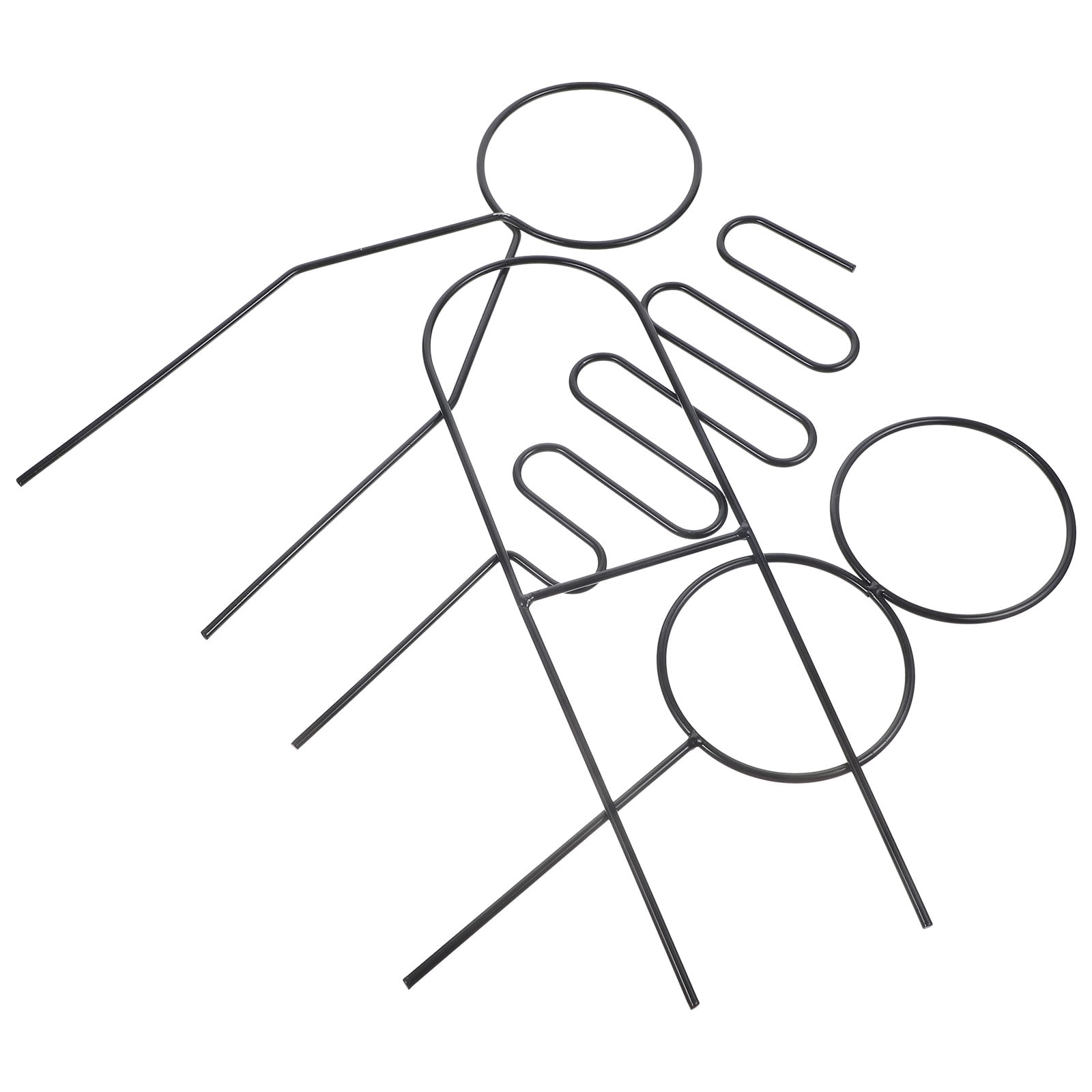 Golden Metal Plant Support Rod for Potted Plants with Detailed ...