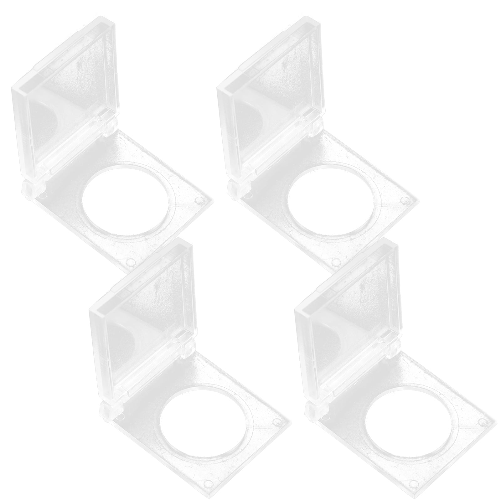 Worgeous Emergency Button Protective Cover 4Pcs Guard Clear Plastic ...