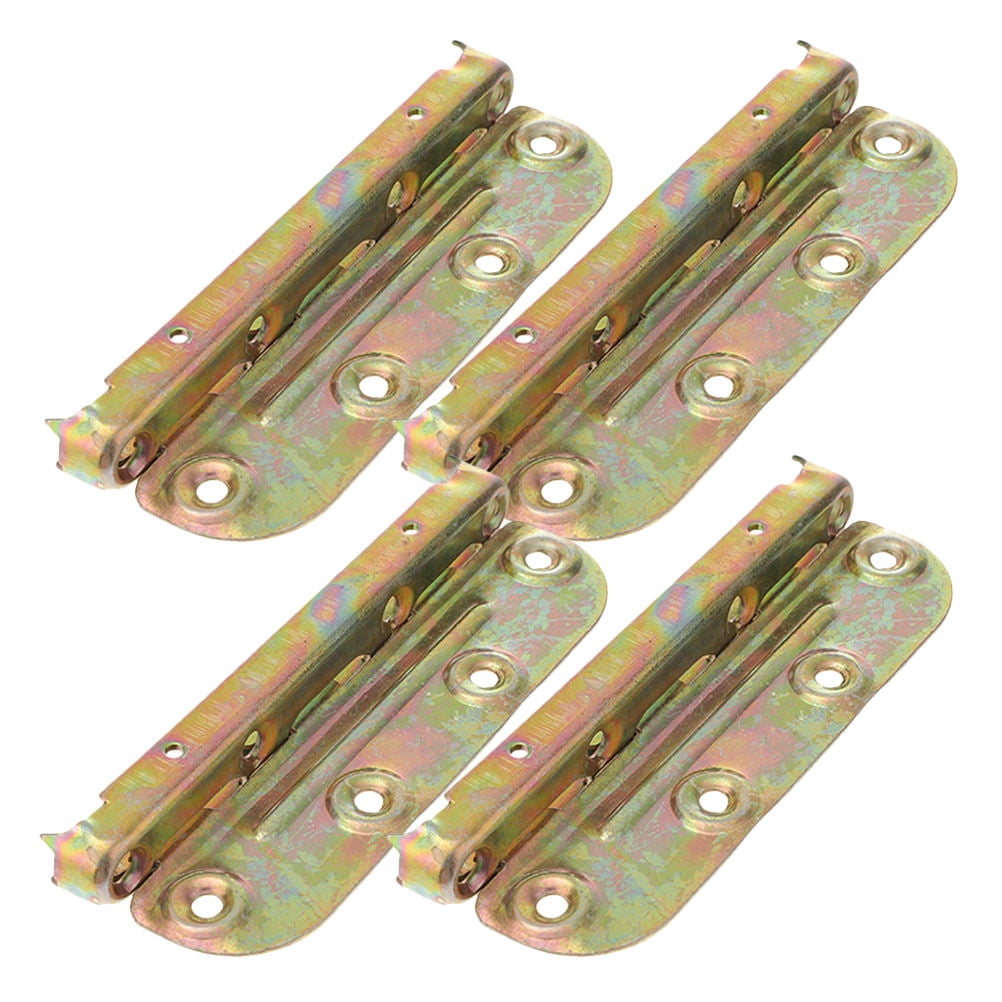 Worgeous 4Pcs Replacement Bed Rail Fasteners Bed Rail Brackets Bed ...