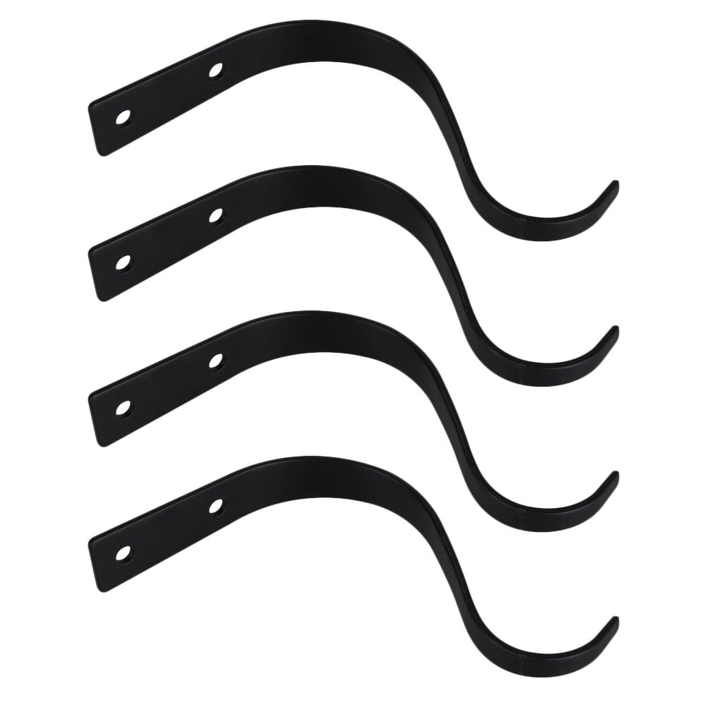 Worgeous 4Pcs Rustic Style Wall-mounted Non-rusting Iron Hook for Plant ...