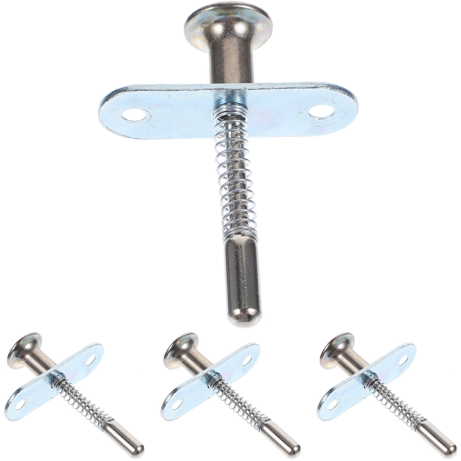 Worgeous 4Pcs Silver Iron Spring Latches Catches for Furniture Hardware ...