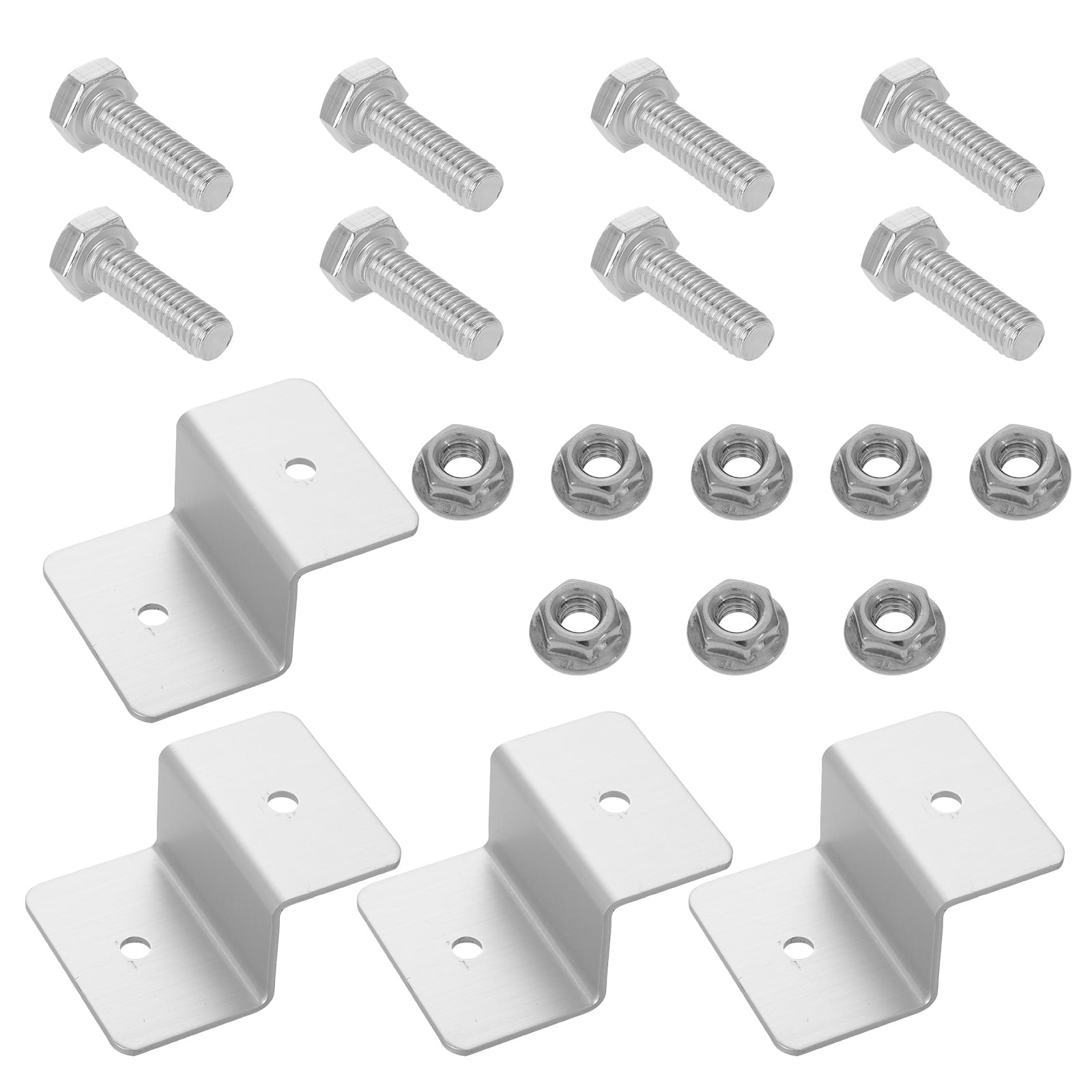 Worgeous 4Pcs Solar Mounting Z Supports Brackets Boat Rv Mount Solar ...