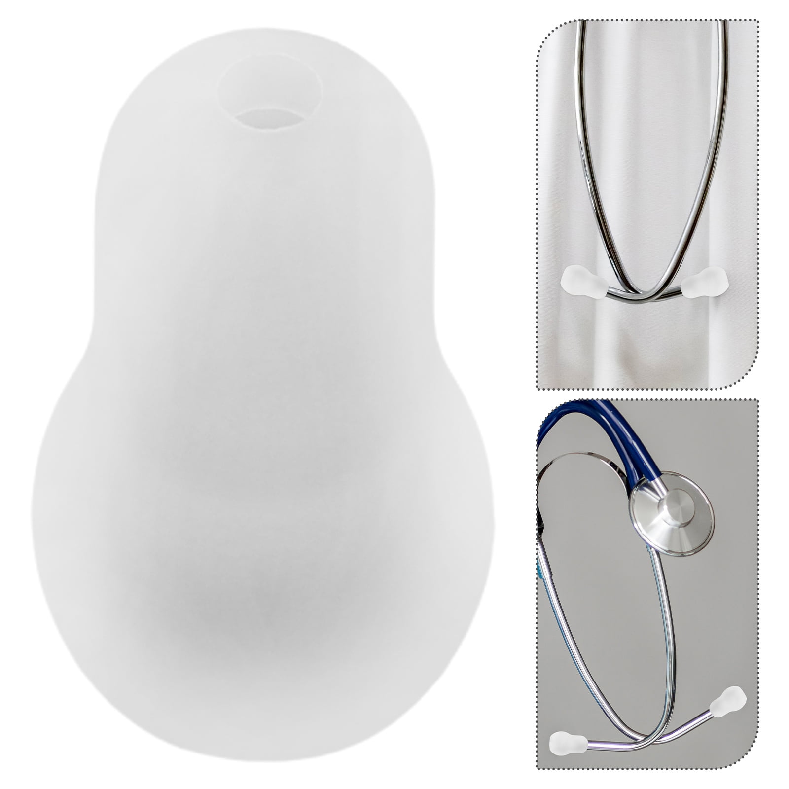 Worgeous 4Pcs Transparent Stethoscope Ear Pieces for Home Healthcare ...