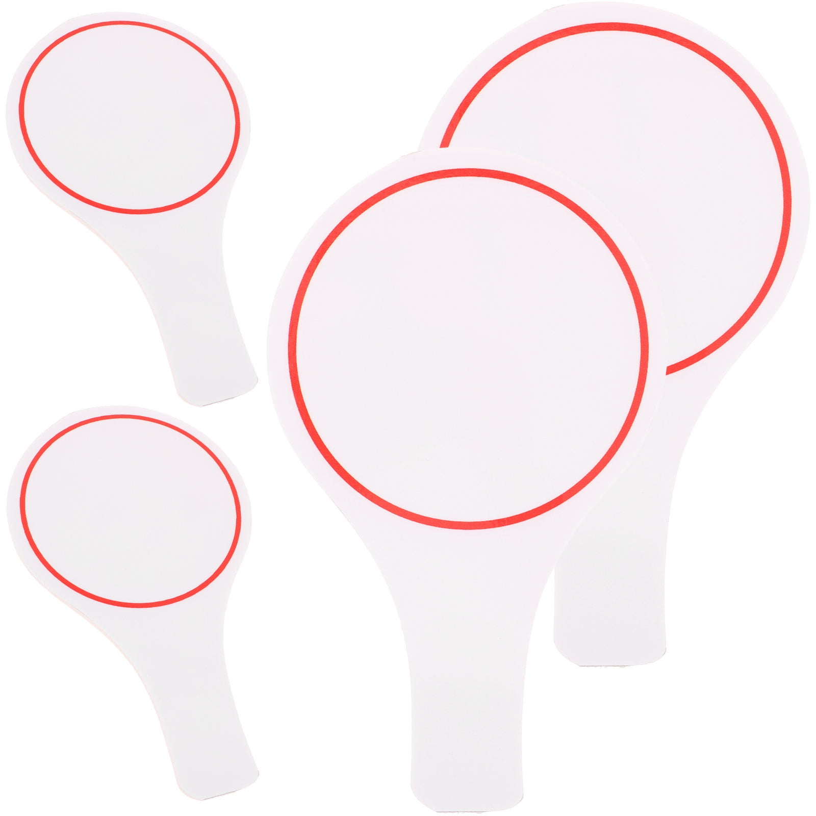 Worgeous Judges Scoring Paddles Erasable Rectangular Foams 4Pcs 9.8X5 ...