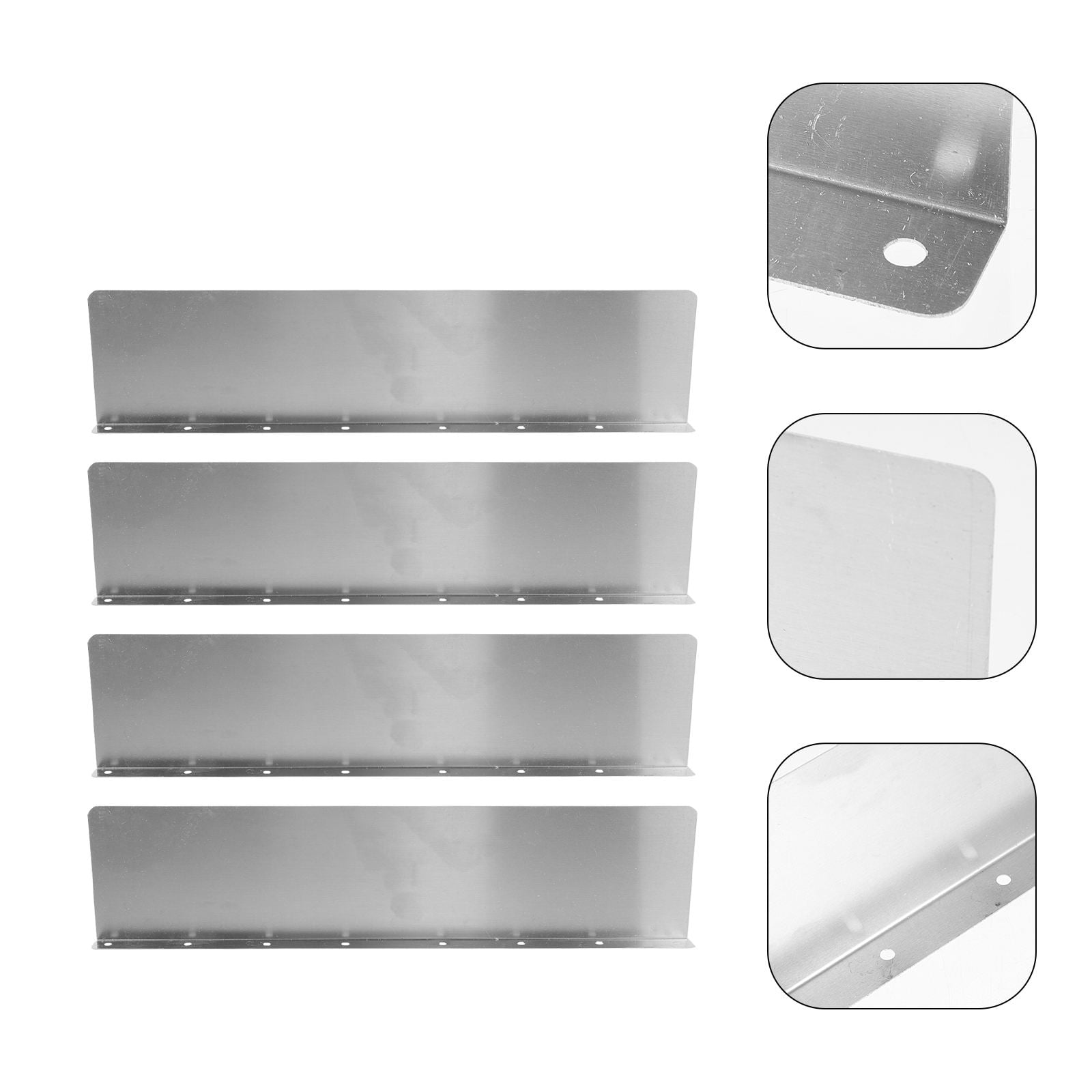 Worgeous 4Set Iron Rain Diverter Gutter Splash Guards for House Roof ...