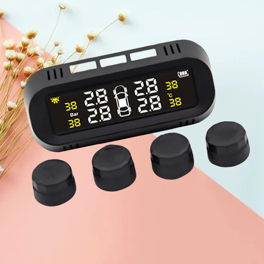 Worgeous 4Set Pressure Monitor System for Drivers with Temperature Data ...