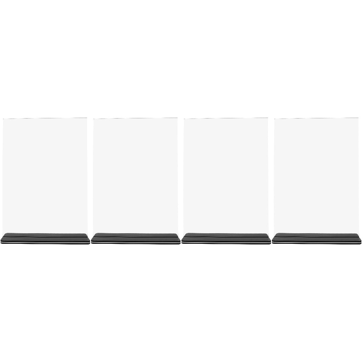 Worgeous 4pcs Acrylic Sign Holder Desktop Display Stand Tabletop Sign ...