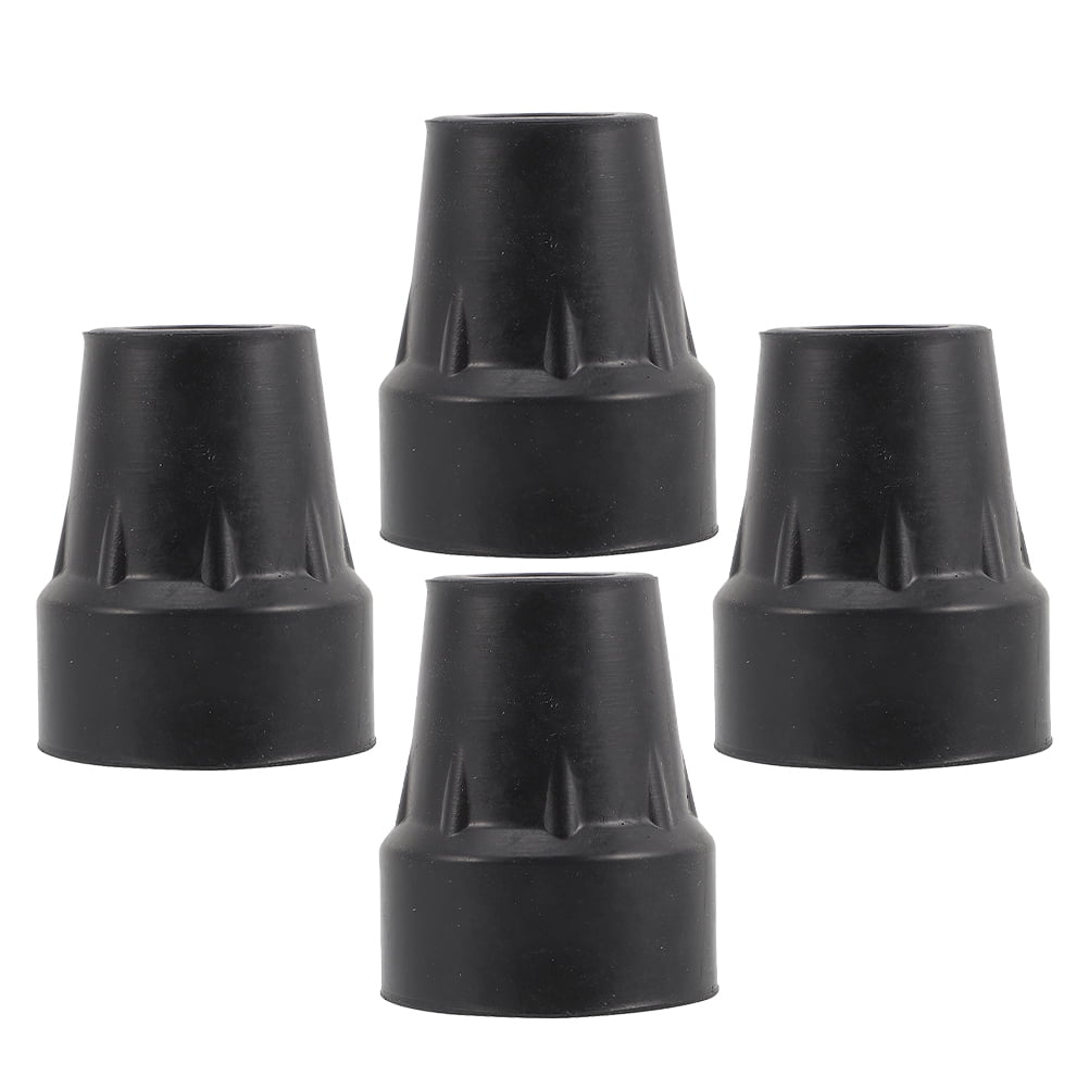 Worgeous 4pcs Anti-Skid Rubber Cane Tips Walking Stick Foot Covers Easy ...
