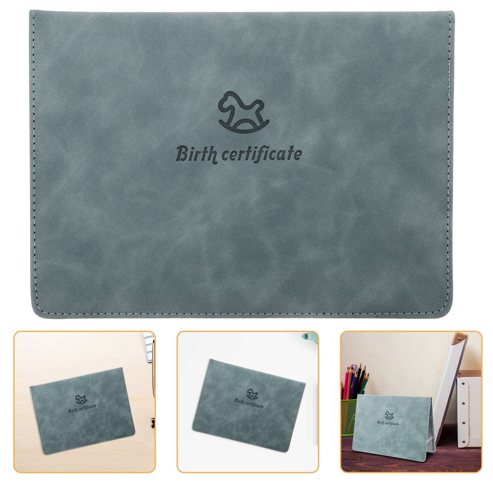WORGEOUS 4pcs Birth Certificate Cover Adorable Birth Certificate Sleeve ...