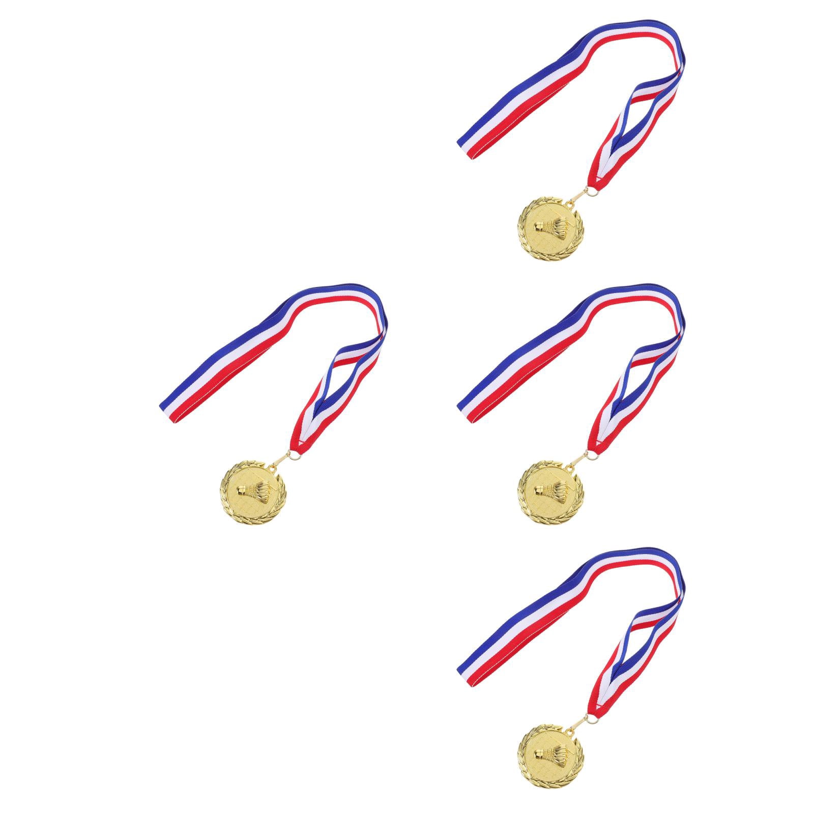 Worgeous 4pcs Badminton Award Medals Award Prize For Competition Metals ...