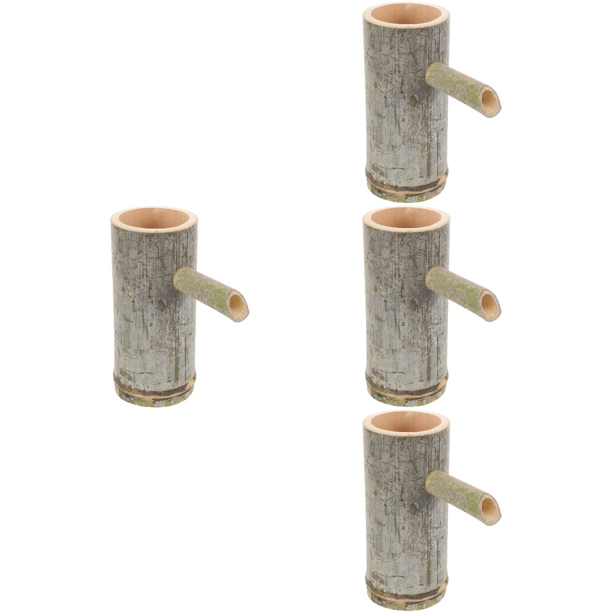 Worgeous 4pcs Bamboo Water Spout Bamboo Fountain Spout Fish Tank ...