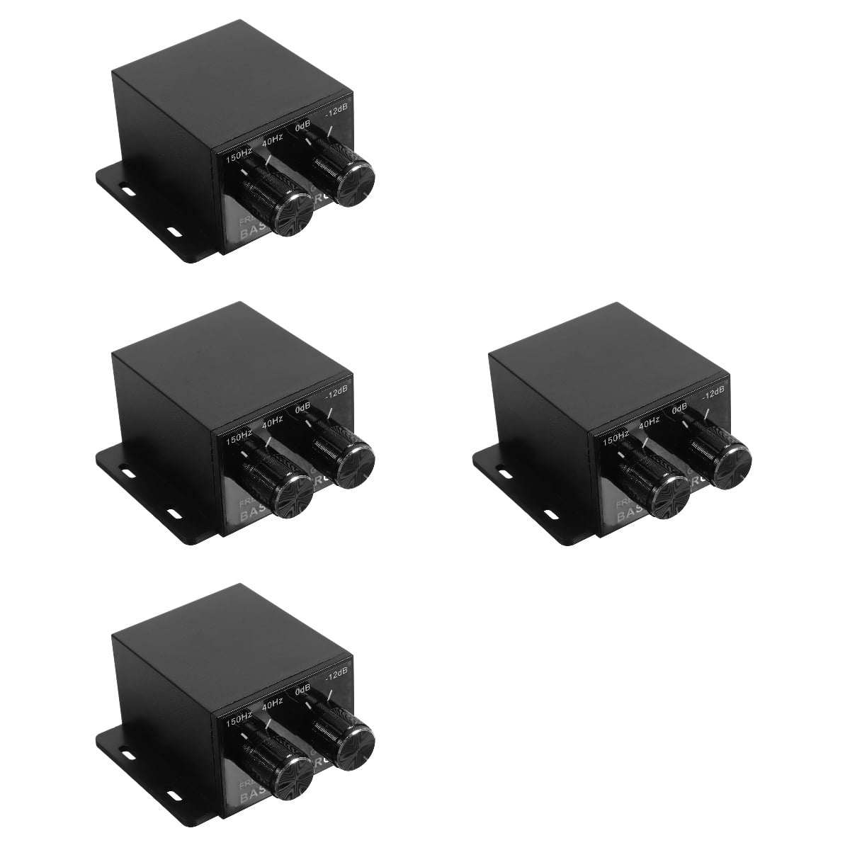 Worgeous 4pcs Bass Knob Universal Car Amplifier Universal Bass Knob ...