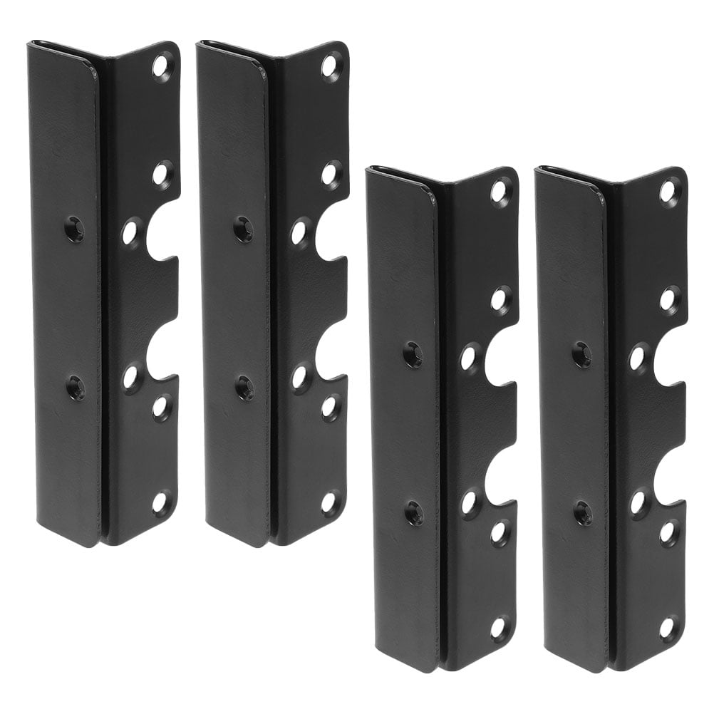 WHAMVOX 4pcs Bed Frame Brackets Hardware Set Versatile Connectors and ...