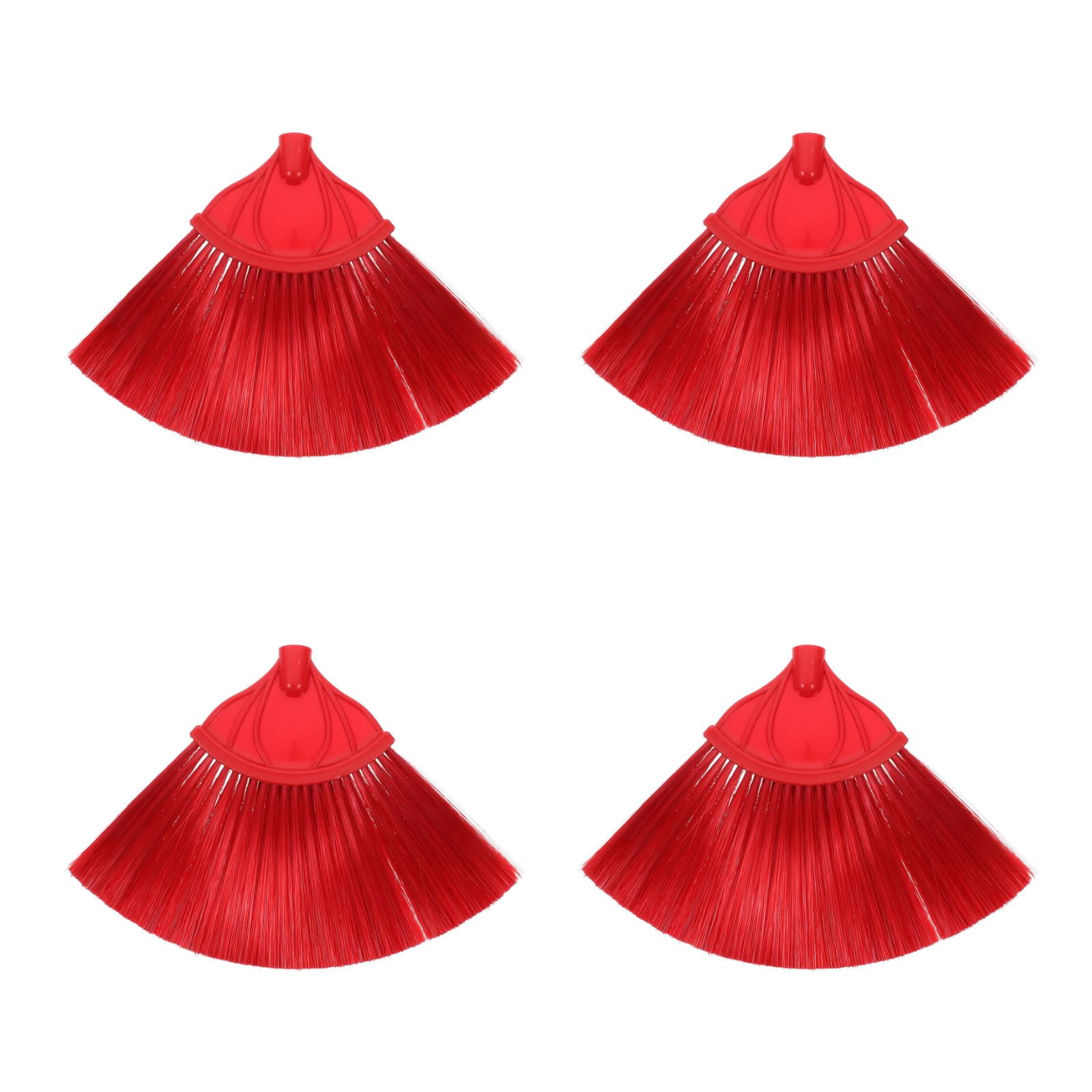 WHAMVOX HOMEMAXS 4pcs Broom Head for Cleaning Plastic Replacement ...