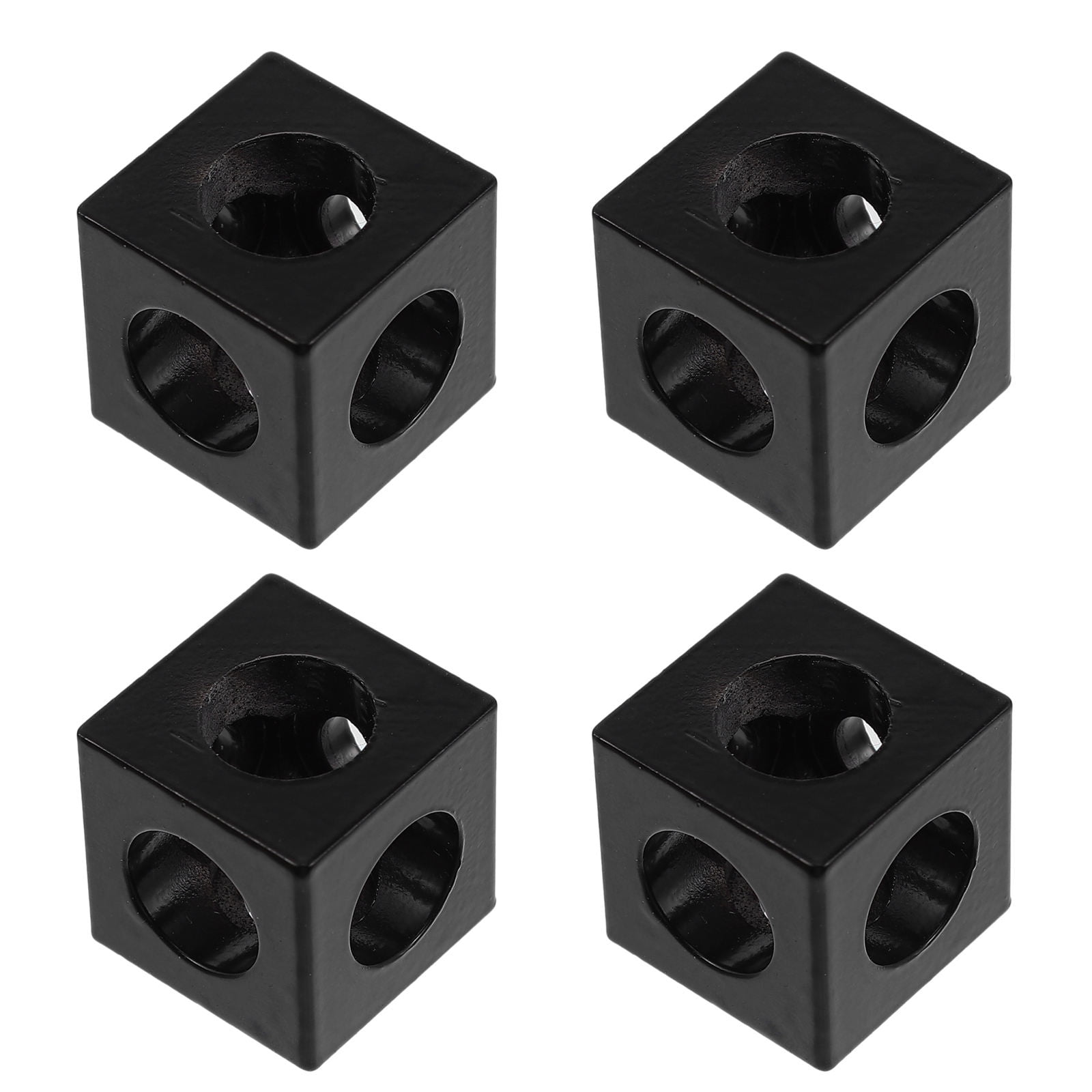SEWCHICS Corner Bracket Cube Aluminum Zinc Alloy 4Pcs 0.8X0.8X0.8In ...