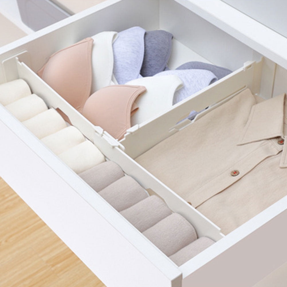 Worgeous 4pcs Drawer Dividers Organizer Adjustable Drawer Divider Drawer Sorting Board - Walmart.com
