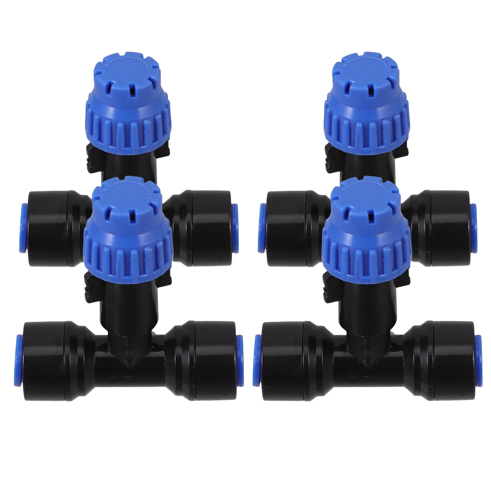 Drip Irrigation Hose Connectors for Gardening 4pcs Black POM Material ...