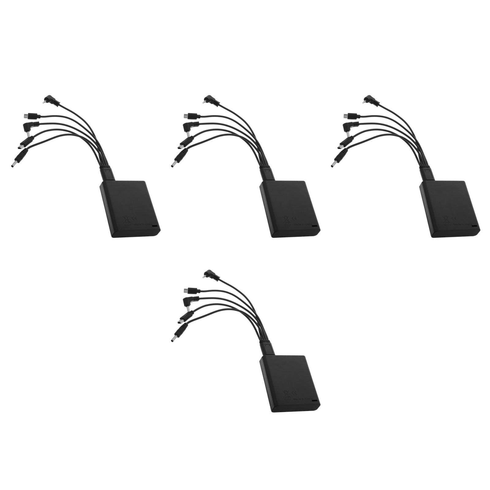 Worgeous 4pcs External Power Adapter with Multi-Jack DC Outputs Supply ...