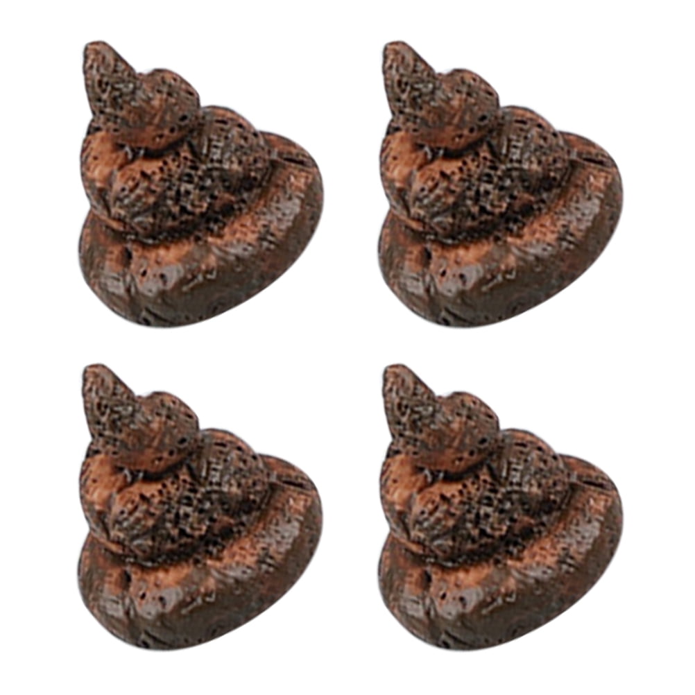 Worgeous 4pcs Funny Poop Model Realistic Poop Party Fake Poop Mini ...