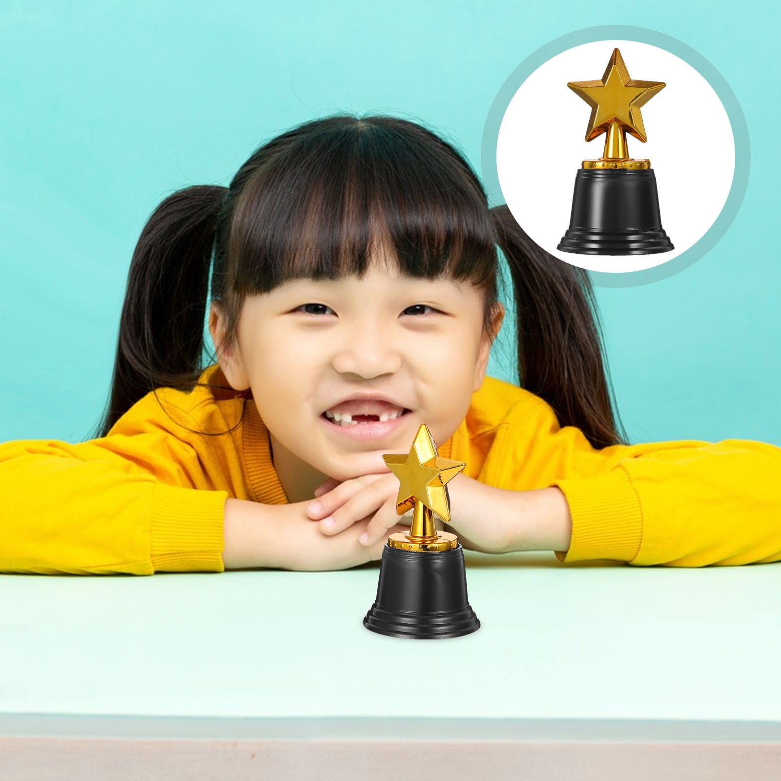 Worgeous 4pcs Golden Award Star Trophy Reward Prizes for Party ...