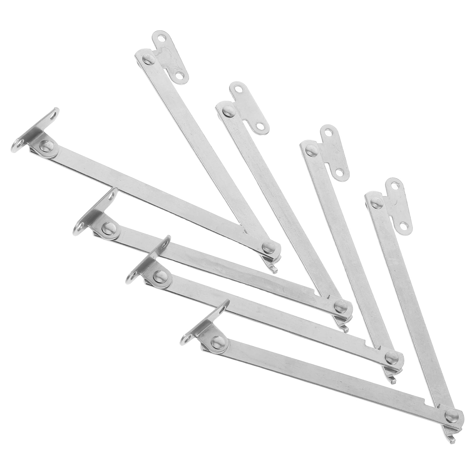Worgeous 4pcs Iron Cabinet Hinges Folding Lid Stay Hinges for Cabinets ...
