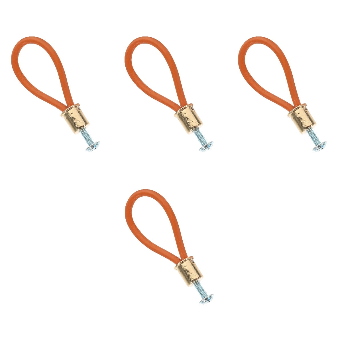 Worgeous 4pcs Leather Rope Handle Attic Pull Down Cord Simple Farmhouse ...