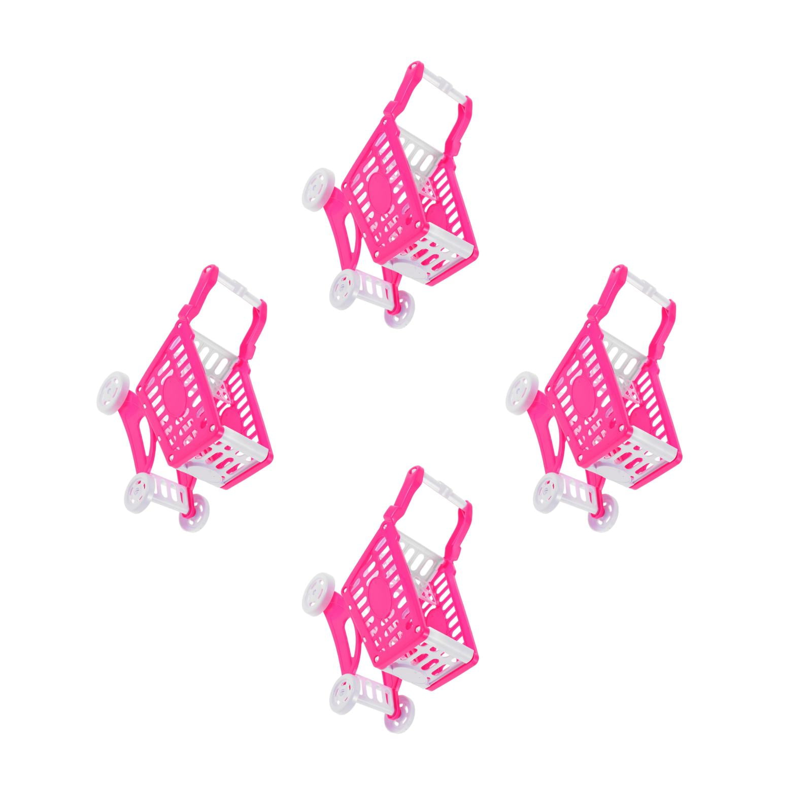 Worgeous 4pcs Mini Shopping Cart Supermarket Handcart Shopping Toys ...