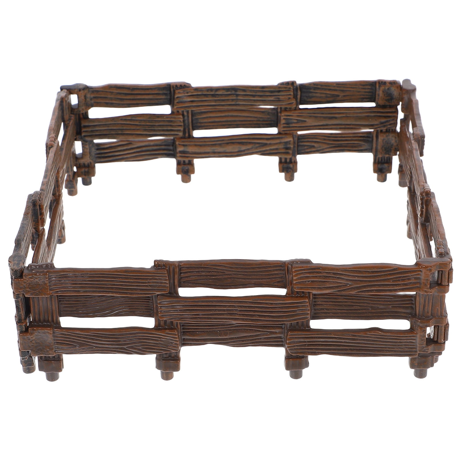 Worgeous 4pcs Miniature Fence For Farm Fence Toys Plastic Garden Fence ...