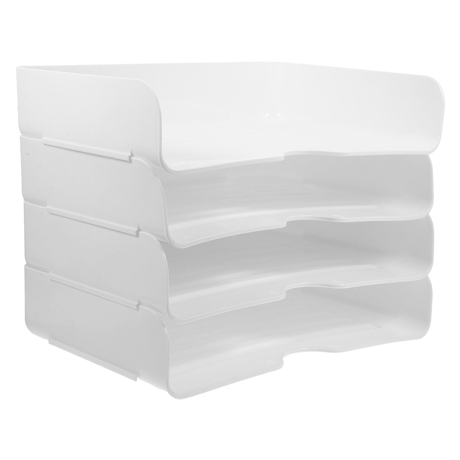 SEWCHICS File Trays Sleek and Fashionable Appearance 4Pcs 13X9.8X2.8in ...