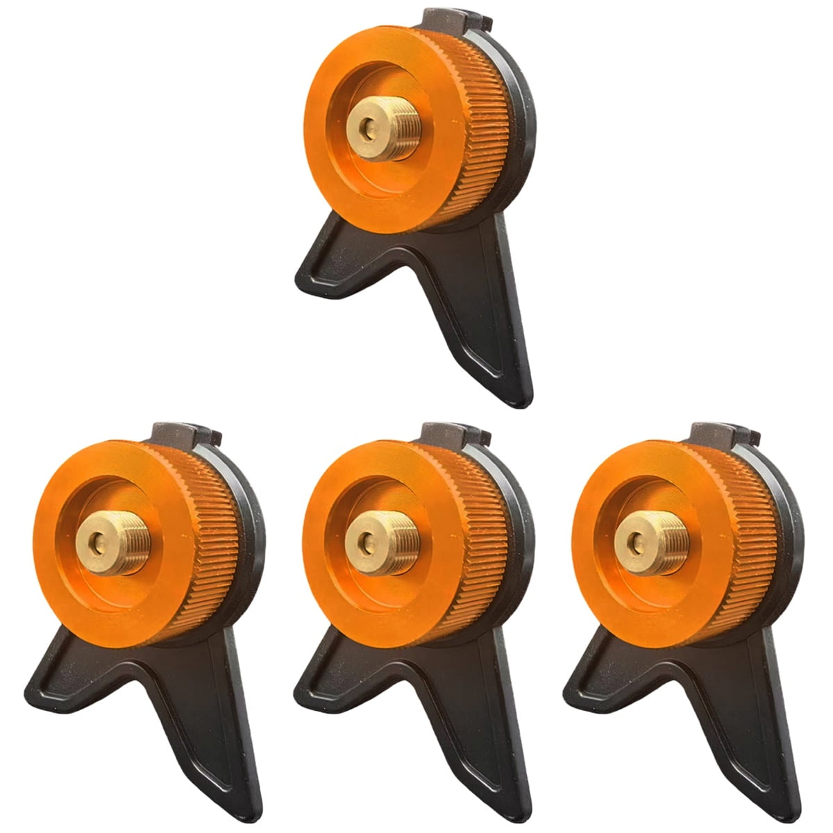Worgeous 4pcs Outdoor Gas Stove Connector Small Propane Converter Gas ...