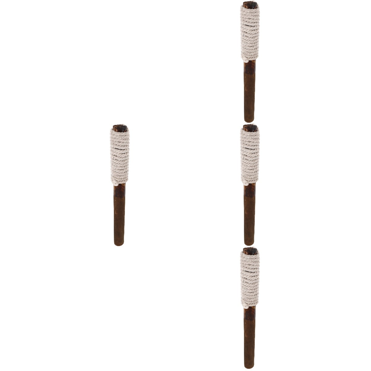 Worgeous 4pcs Outdoor Torch Handheld Oil Torch Garden Wooden Torch Oil ...