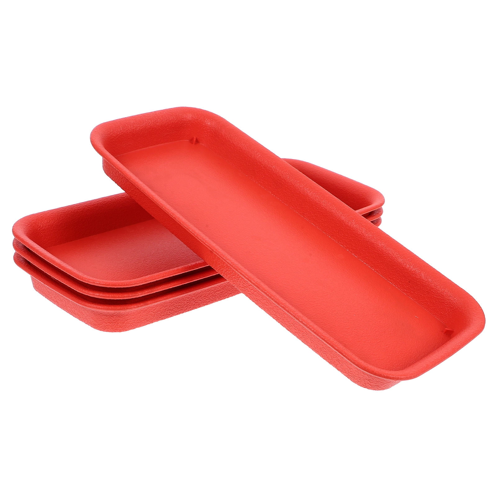 Worgeous 4pcs Plant Water Trays For Indoor Plant Rectangle Plant ...