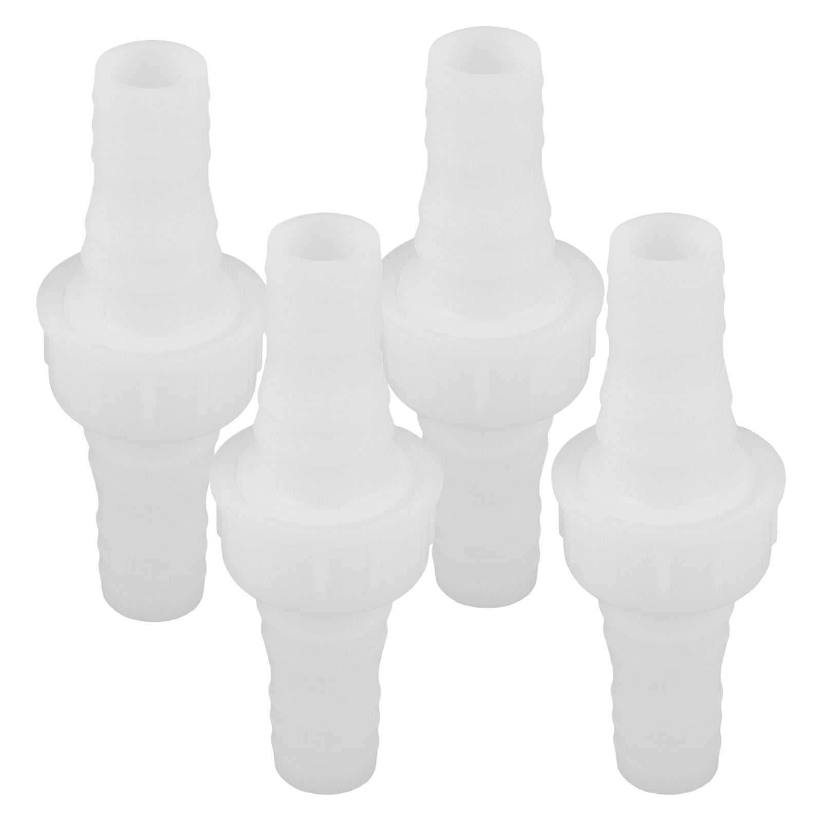 Worgeous 4pcs Plastic Barb Hose Fitting Coupler ABS Barbed Air Hose ...