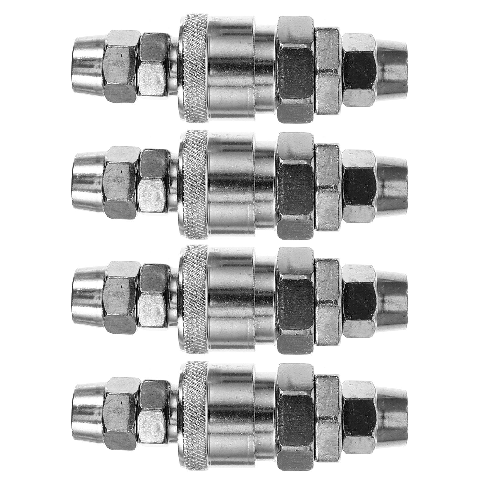 Worgeous 4pcs Quick Coupling Air Hose Connector Quick Pneumatic ...