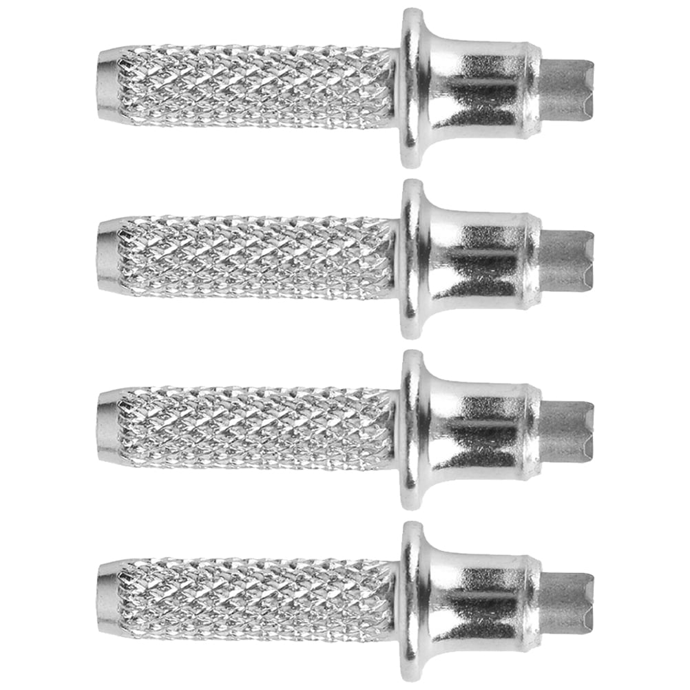 FUTUREORYY Rod Tip Repair Hiking Stick Tips Tungsten Steel Silver ...