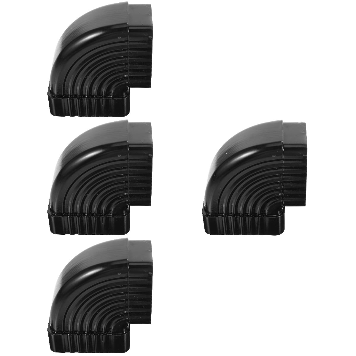 Worgeous 4pcs Replacement Rain Elbow Adapter Right Angle Downspout ...