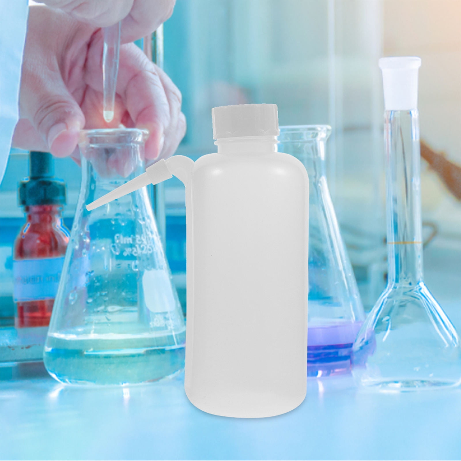 Worgeous 4pcs Safety Wash Bottles Refillable Plastic Alcohol Containers ...