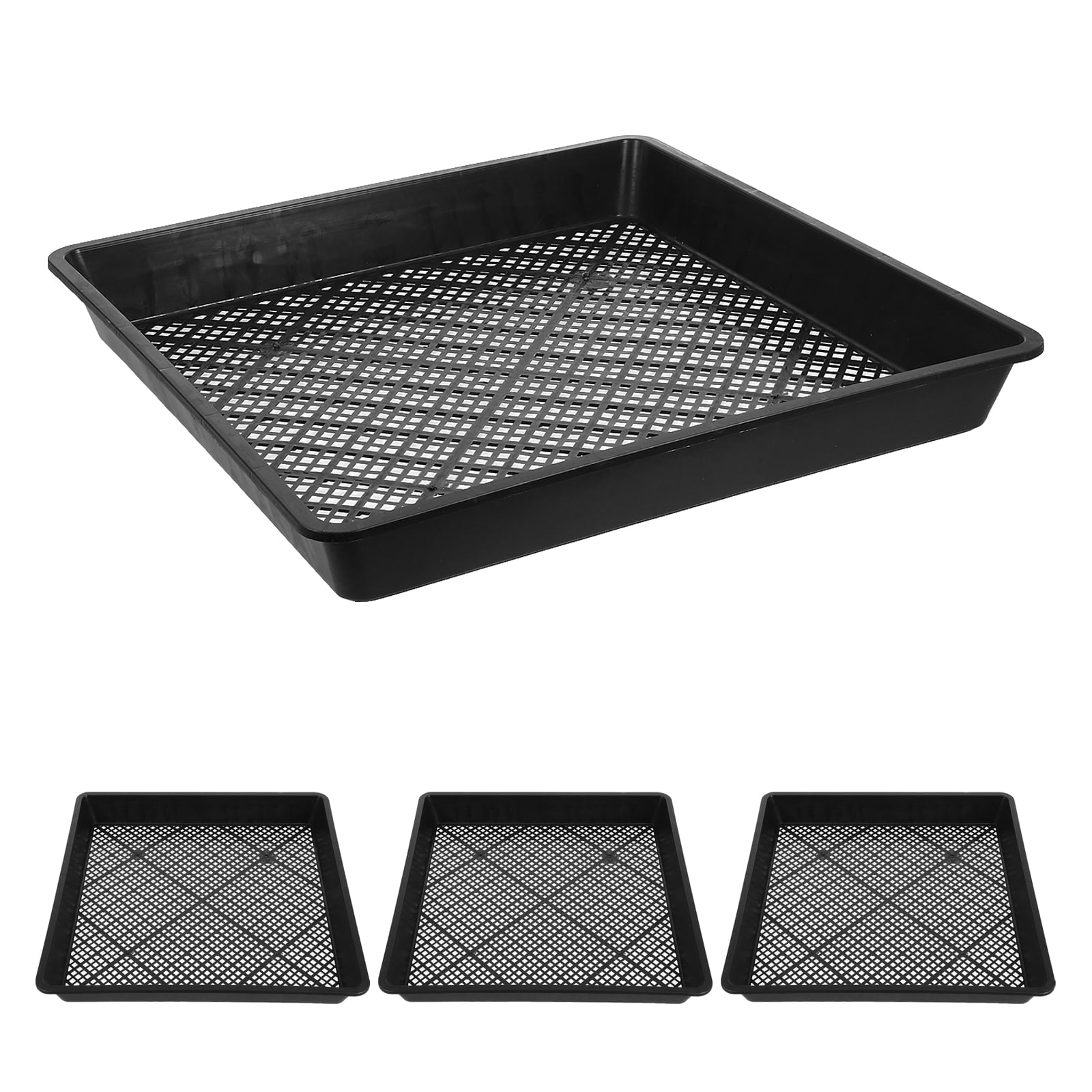 Worgeous 4pcs Seedling Starter Trays Seedling Tray Indoor Planting ...