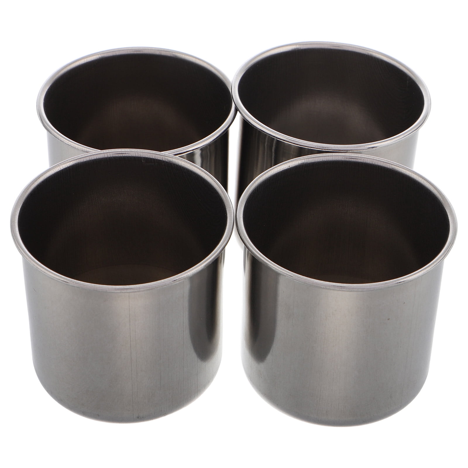 Worgeous 4pcs Stainless Steel Kids Cups Metal Pint Cup For Kindergarten ...
