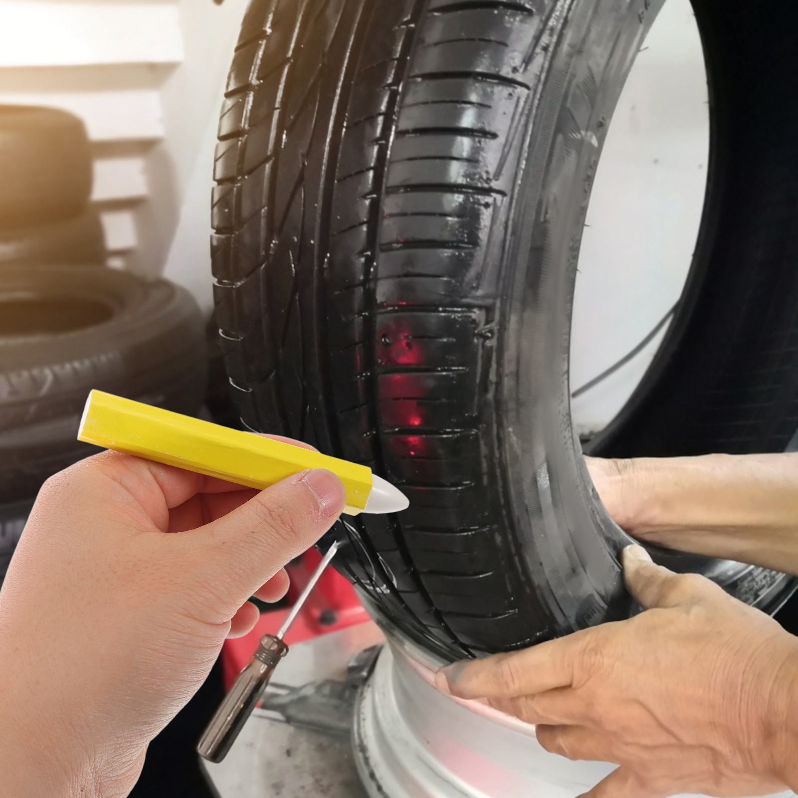 Worgeous 4pcs Tire Repair Marker Pens with Assorted Colors for Accurate ...