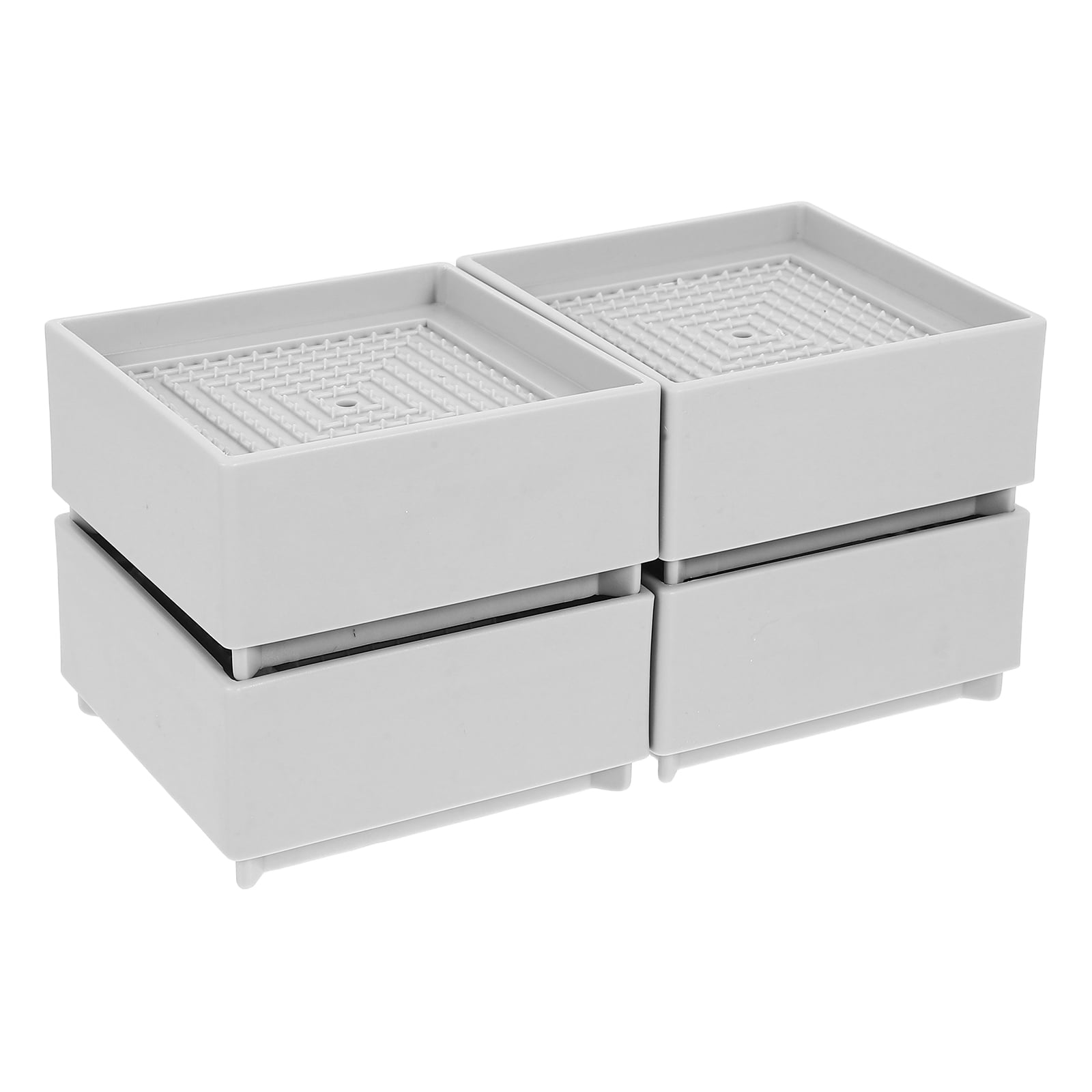 Worgeous 4pcs Universal Furniture Elevation Blocks Heavy Duty Square ...