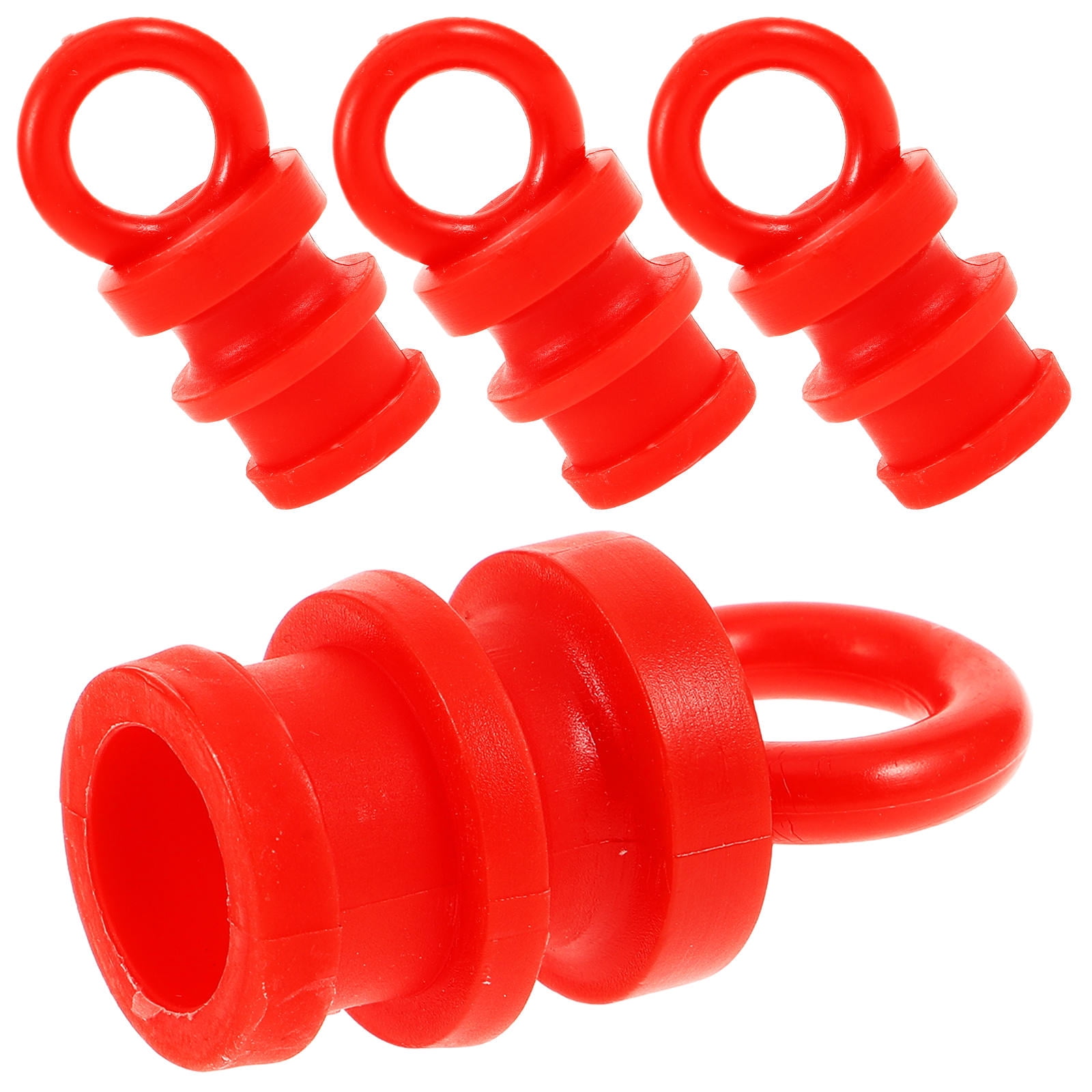 Worgeous 4pcs Warning Column Post Cover Plastic Warning Post Cap ...
