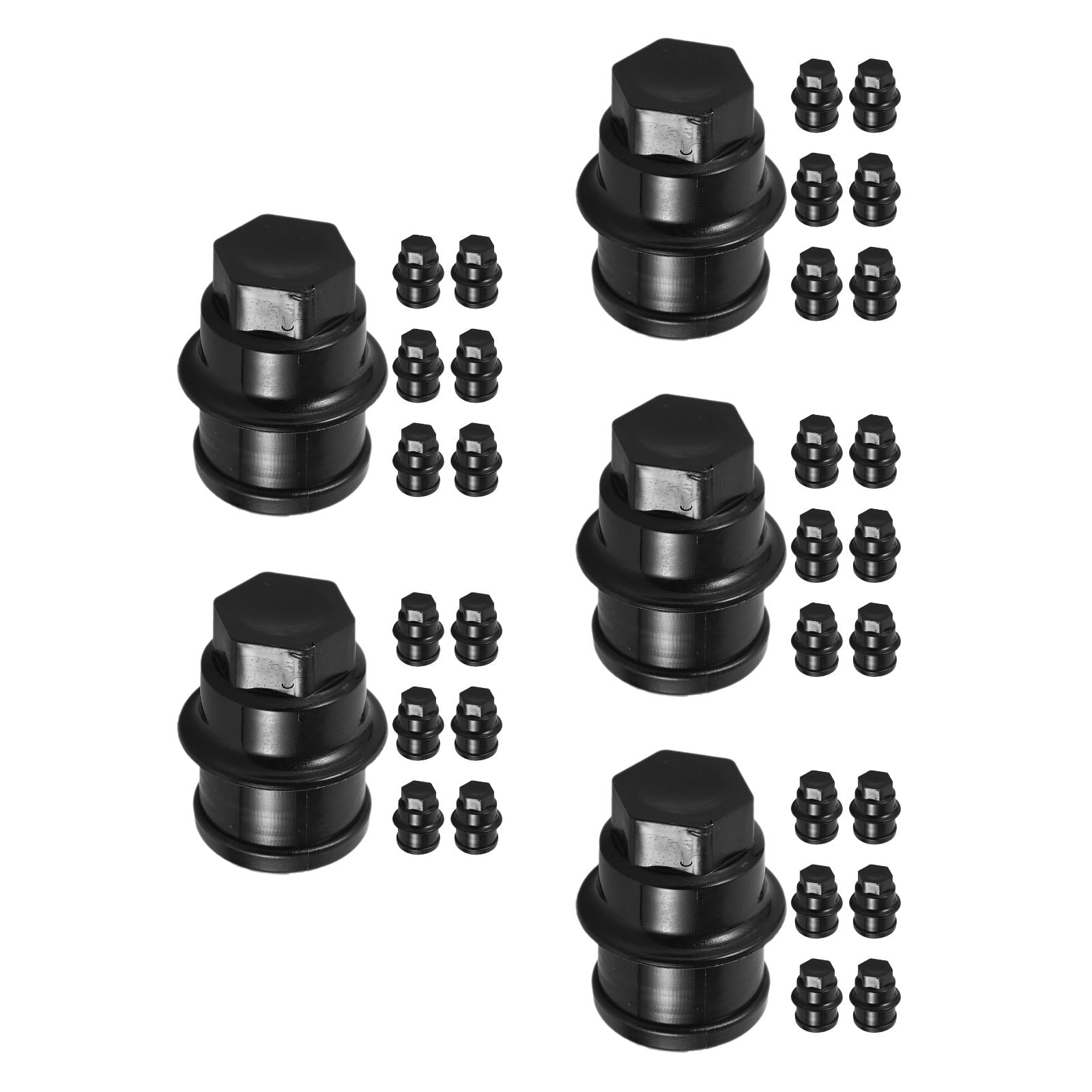 Worgeous 5 PCS Mini Wheel Nut Cover Lug Covers for Vehicle Wheels Hub ...