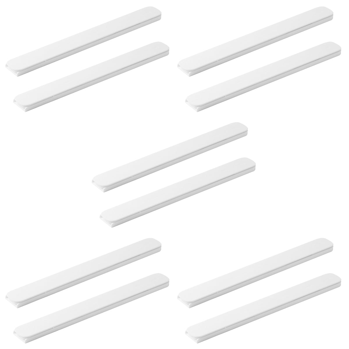 Worgeous 5 Pairs Plastic Drawer Slides Kitchen Rails Cabinet Sliders ...