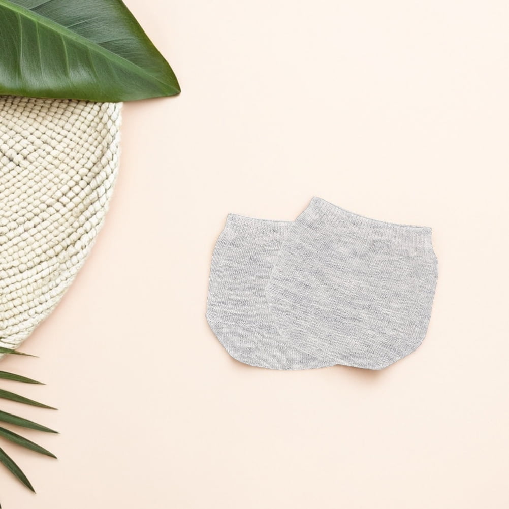 Worgeous 5 Pairs Women Cotton Toe Topper Hidden Toe Cap Liner Socks Toe ...