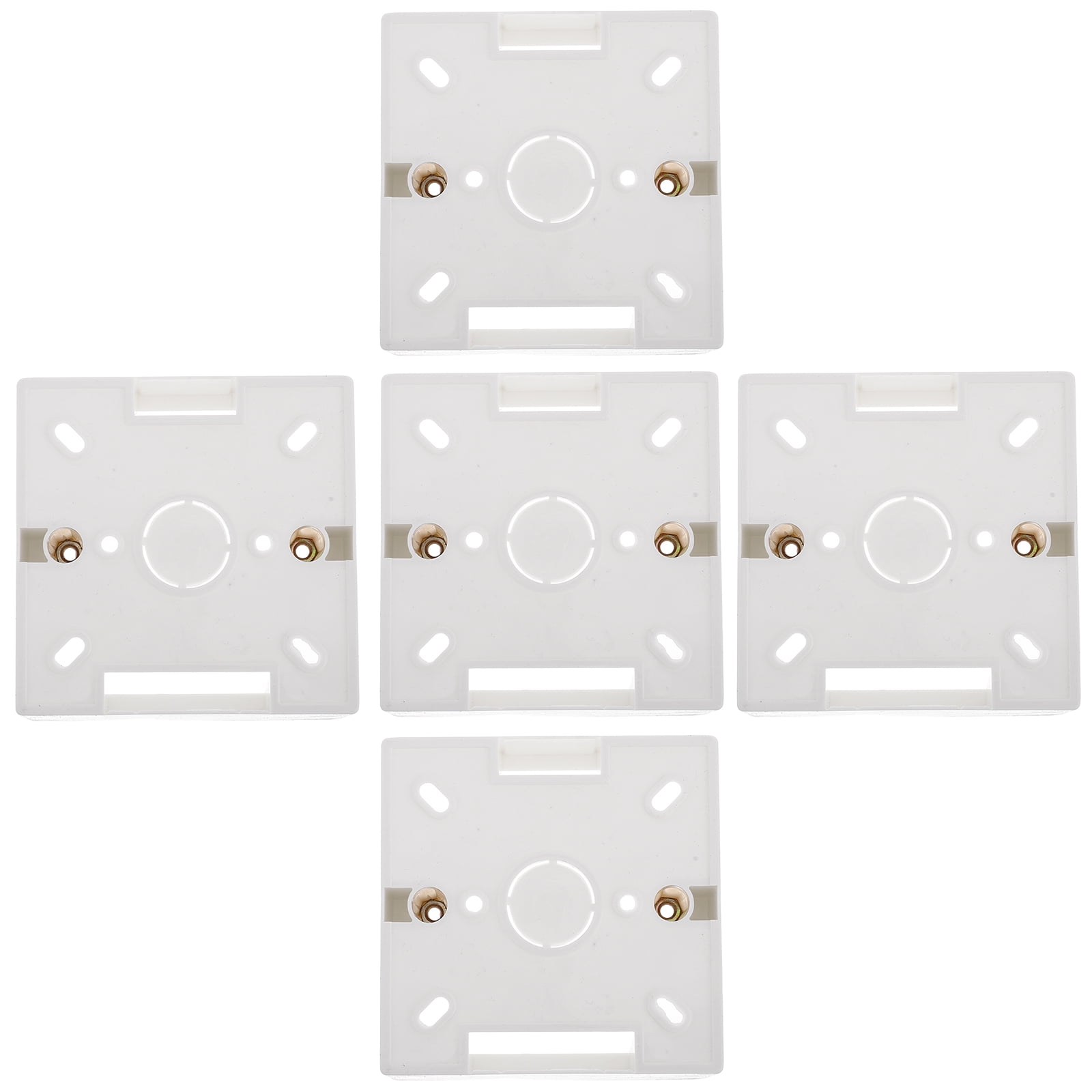 Worgeous 5 Pcs Exposed Wiring Box Electrical Outlet Box 8.60X8.60X3 ...